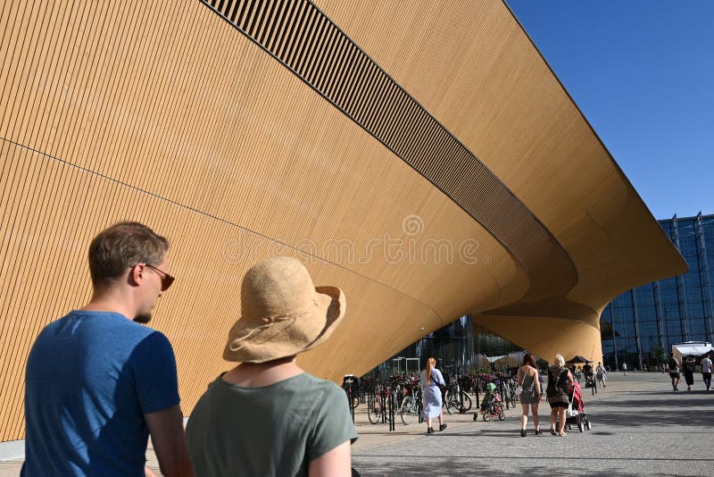 Helsinki Central Library Oodi Editorial Stock Image - Image of house ...