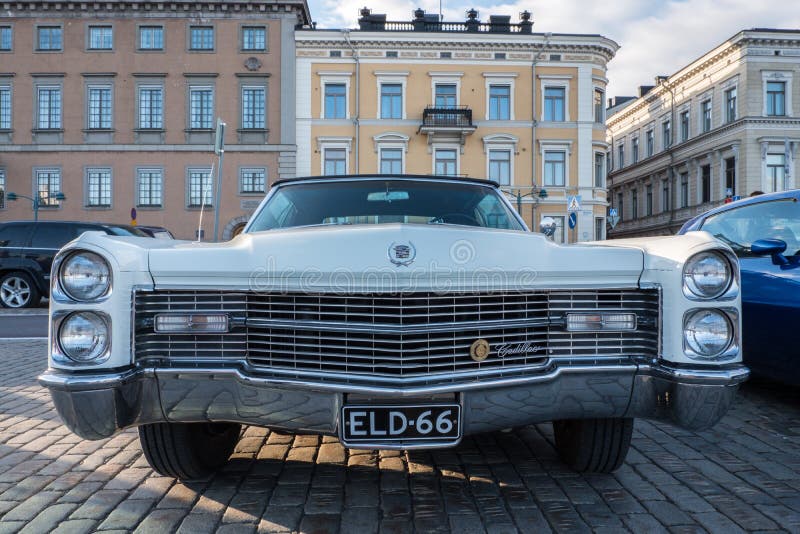 Helsinki, Finland Old Car Cadillac Eldorado Editorial Photo - Image of ...