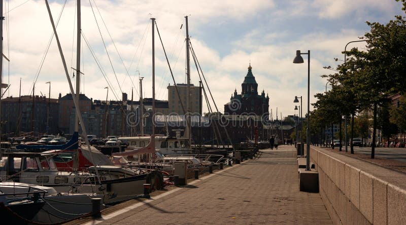 Helsinki harbor editorial stock image. Image of finnish - 92067589