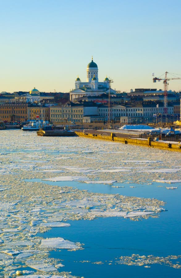 Helsinki Landscape with Tuomiokirkko Stock Photo - Image of helsinki ...