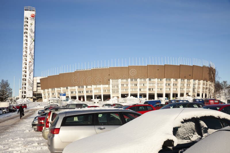 Helsinki Olympic Stadium editorial stock image. Image of helsinki ...