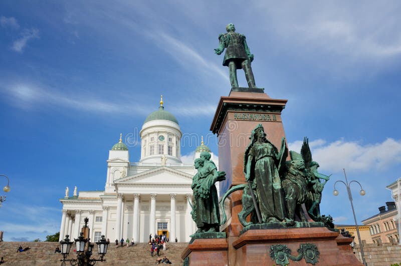Helsinki Senate Square stock photo. Image of travel, finland - 60783078
