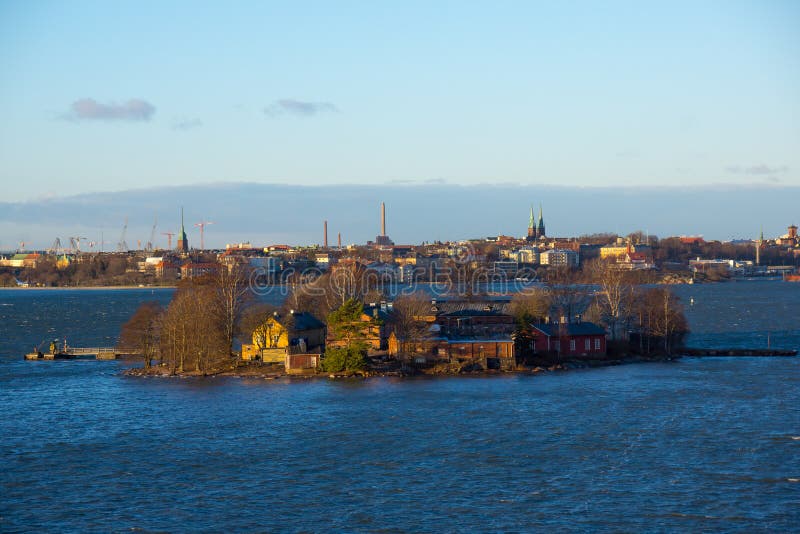 Helsinki View from the Baltic Sea Stock Photo - Image of city ...