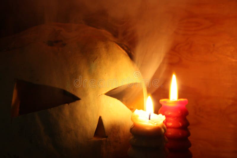 Heluin Concept. a Small Pumpkin Smiling Stock Photo - Image of flyer ...