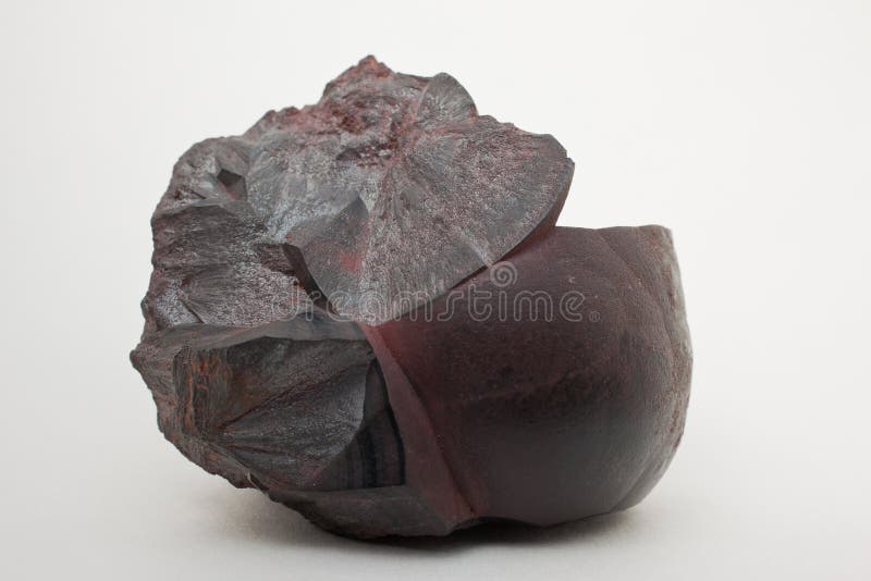 Hematite - blood ore stock photo. Image of isolated, geography - 15728628