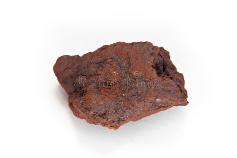 Hematite - blood ore stock photo. Image of isolated, geography - 15728628