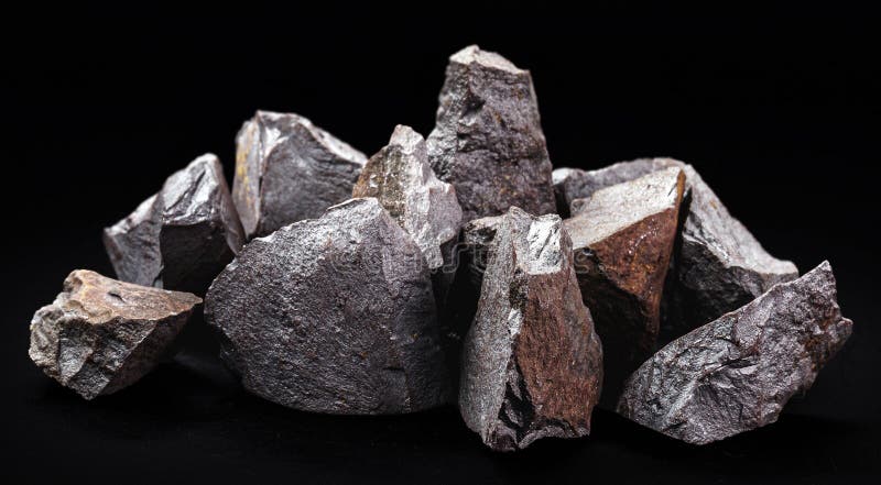 Hematite is an Iron Oxide Ore with Magnetic Properties Stock Image ...
