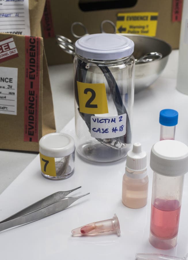 Hematological Analysis with Forensic Test Kit in a Murder in a Crime ...