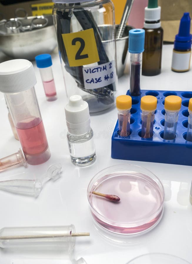 Hematological Analysis with Forensic Test Kit in a Murder in a Crime ...