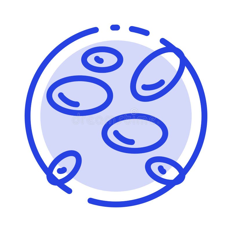Hematology, Wbcs, White Blood Cells, White Cells Blue Dotted Line Line ...