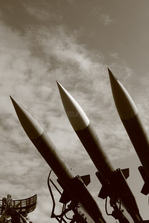 Raketten Arsenaalraket, Bommen Met Kernkoppen, Artillerie Wapens Van ...