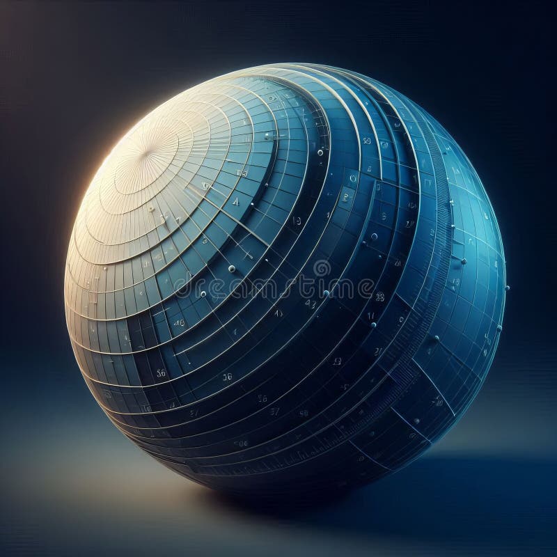 Hemisphere Half of a Sphere Defined by Its Radius Properties Fla Stock ...