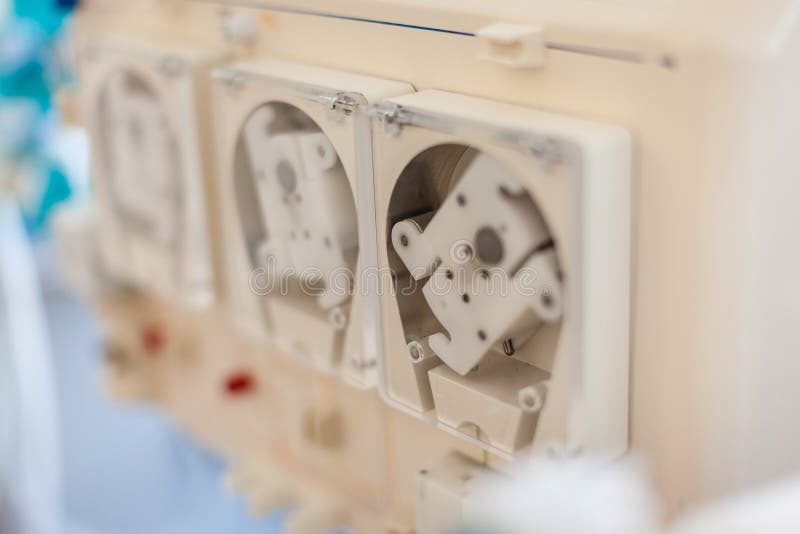 Hemodialysis pump stock image. Image of instrument, hemofiltration ...