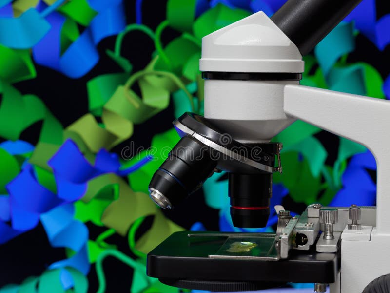 Hemoglobin research stock image. Image of structure, microscope - 35278303