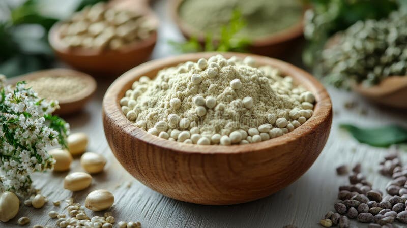 Hemp Protein Powder, Seeds, and Leaves a Natural and Sustainable Source ...