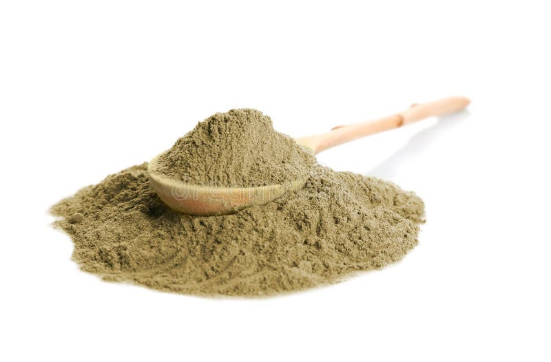 Hemp Protein Powder and Spoon Stock Image - Image of diet, herbal ...