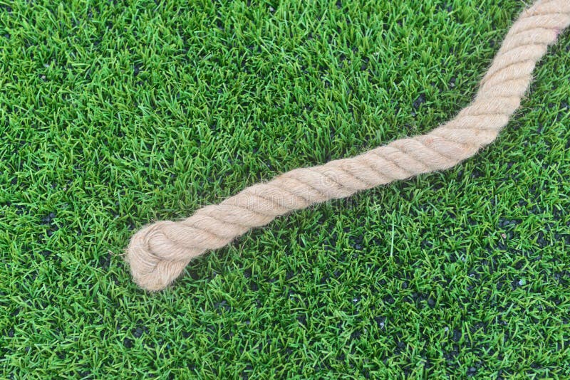 Hemp Rope Wyth Red Hearts and White Rose Petals on the White Wood Table ...