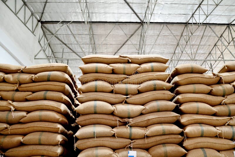 Hemp sacks stock photo. Image of packaging, background - 45174000