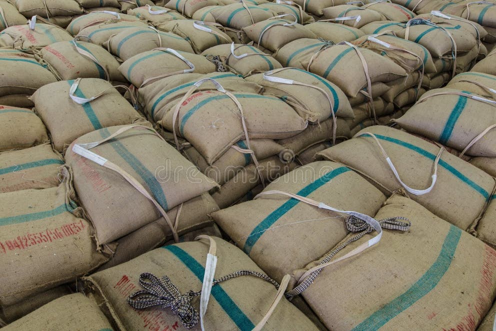 Hemp sacks stock photo. Image of bags, house, healthy - 45172922