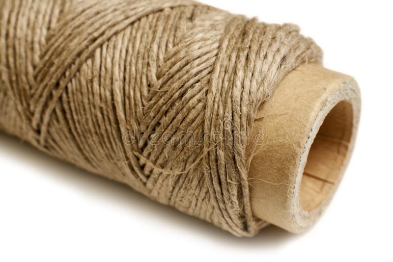 Hemp thread stock image. Image of rolled, nature, textured - 26797589