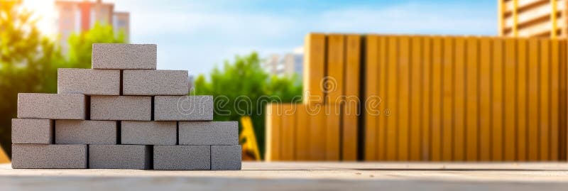 Hempcrete Blocks Construction Site Display Sustainable Building ...
