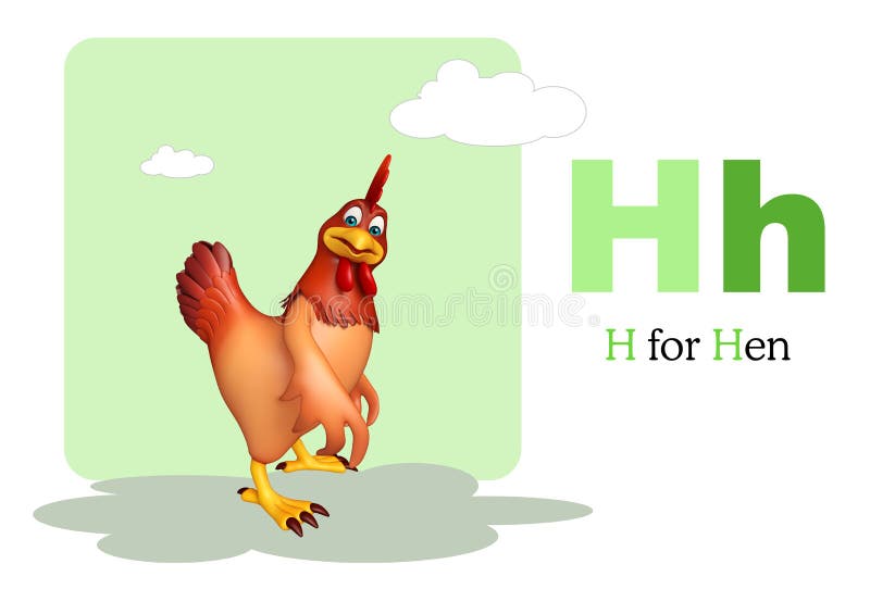 Letter H Hen Stock Illustrations – 290 Letter H Hen Stock Illustrations ...