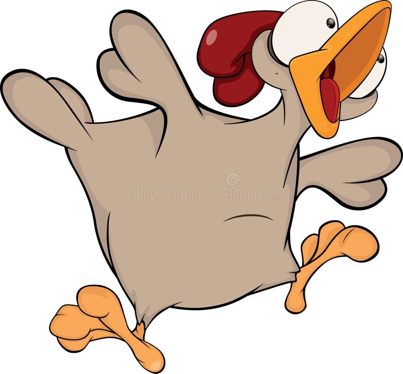 Hen. Cartoon stock vector. Illustration of early, drawing - 29223732