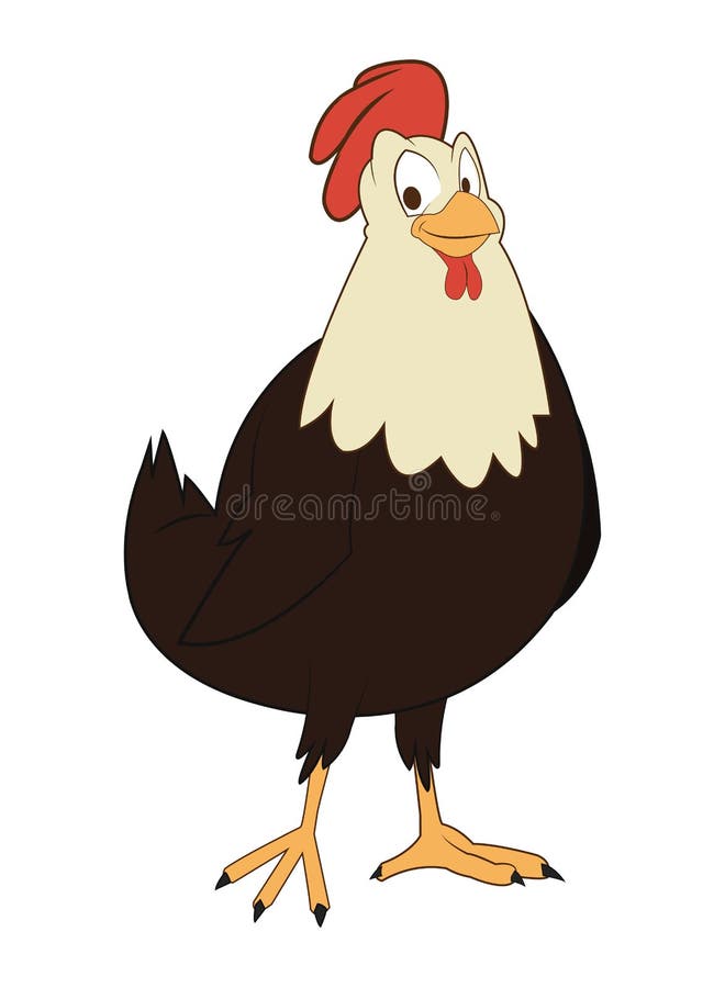 A fat mother hen stock vector. Illustration of animal - 33689282