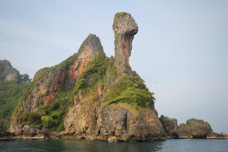 Hen and Chicken Islands, Krabi Thailand Stock Photo - Image of view ...