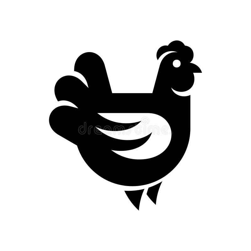 Hen, chicken logo stock vector. Illustration of graphic - 156553229