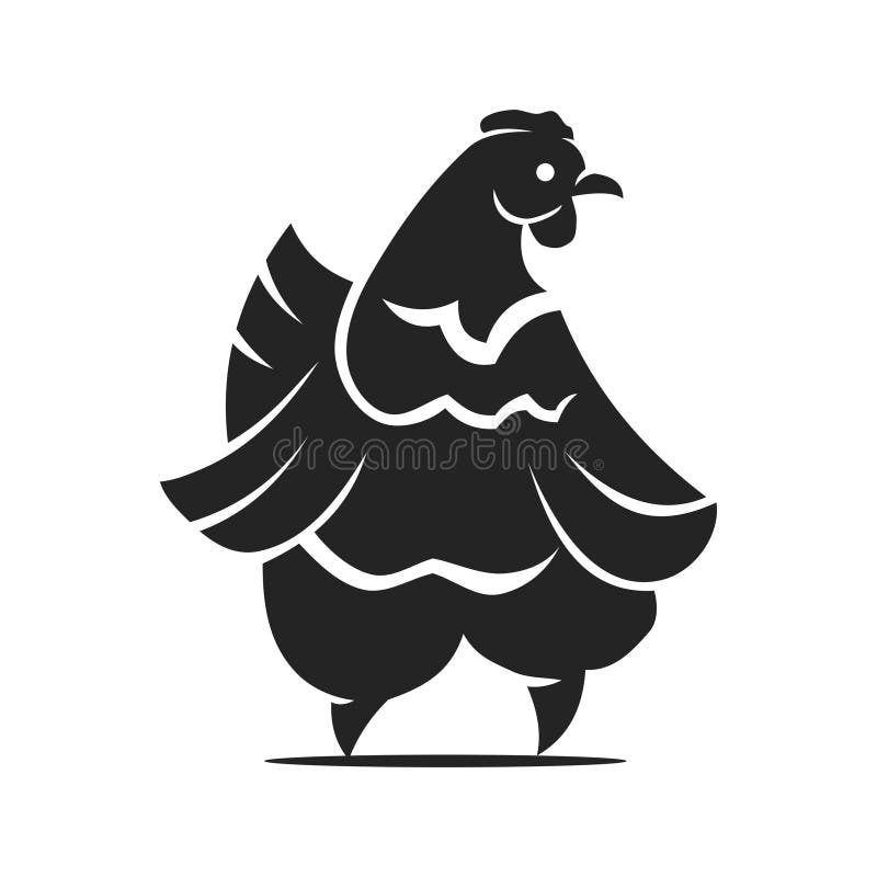 Hen Logo Template Isolated. Brand Identity. Icon Abstract Vector ...