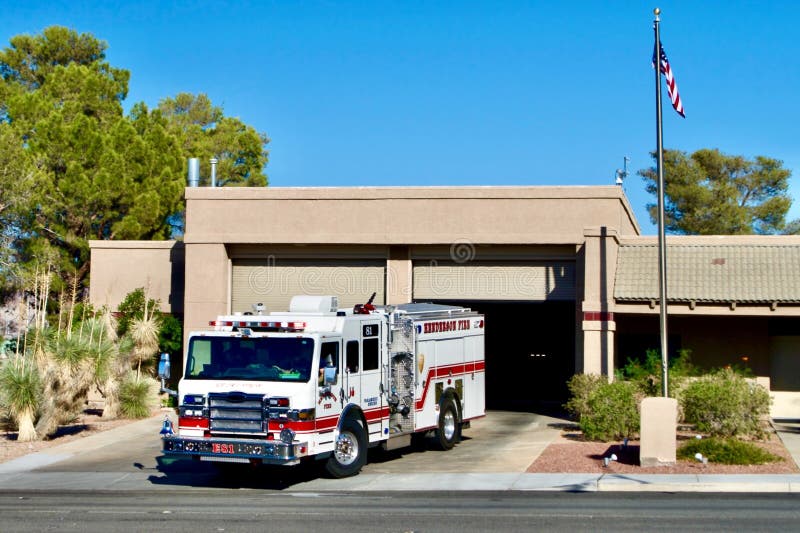 Henderson Fire editorial stock image. Image of caution - 347886324