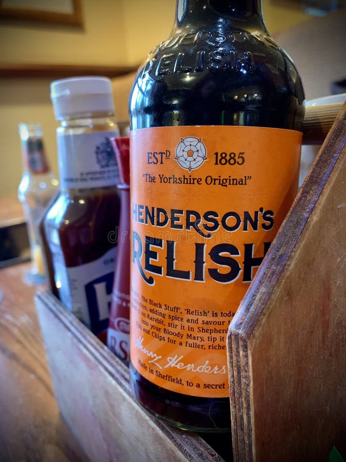 Hendersonâ€™s Relish editorial stock image. Image of meal - 174944264
