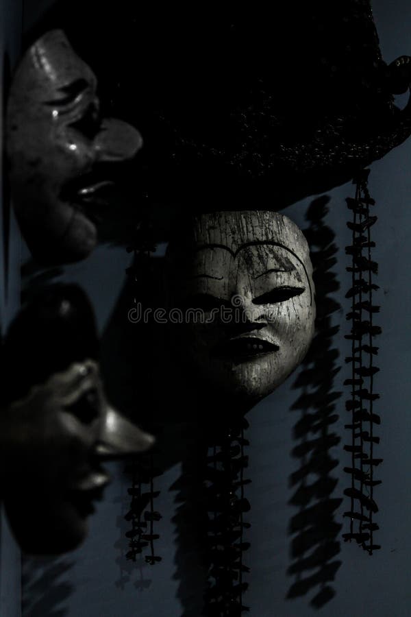 `Tari Topeng`. Masks Used for Mask Dances. Indonesian Traditional Arts ...