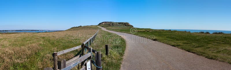 Hengistbury Head Path stock photo. Image of meadow, field - 29358666