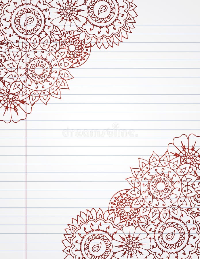 Easy Henna Designs On Paper