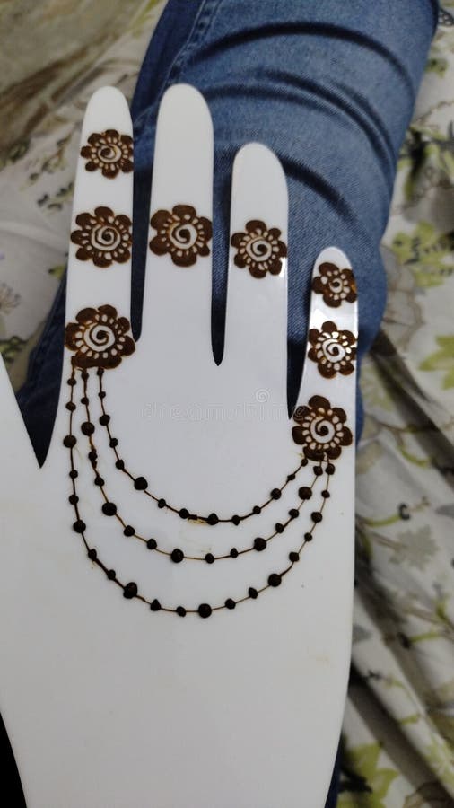 Henna design flower stock image. Image of henna, dots - 306810981