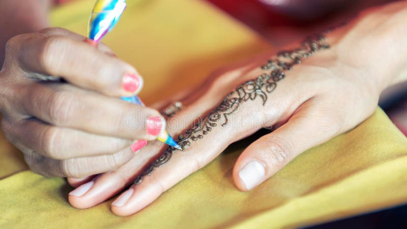 Henna stock image. Image of body, culture, ethnic, embellish - 66139229