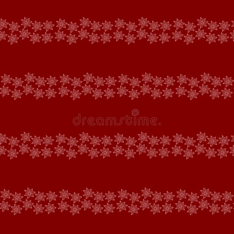 Henna Mehendy Tattoo Seamless Pattern on a Red Background Stock ...