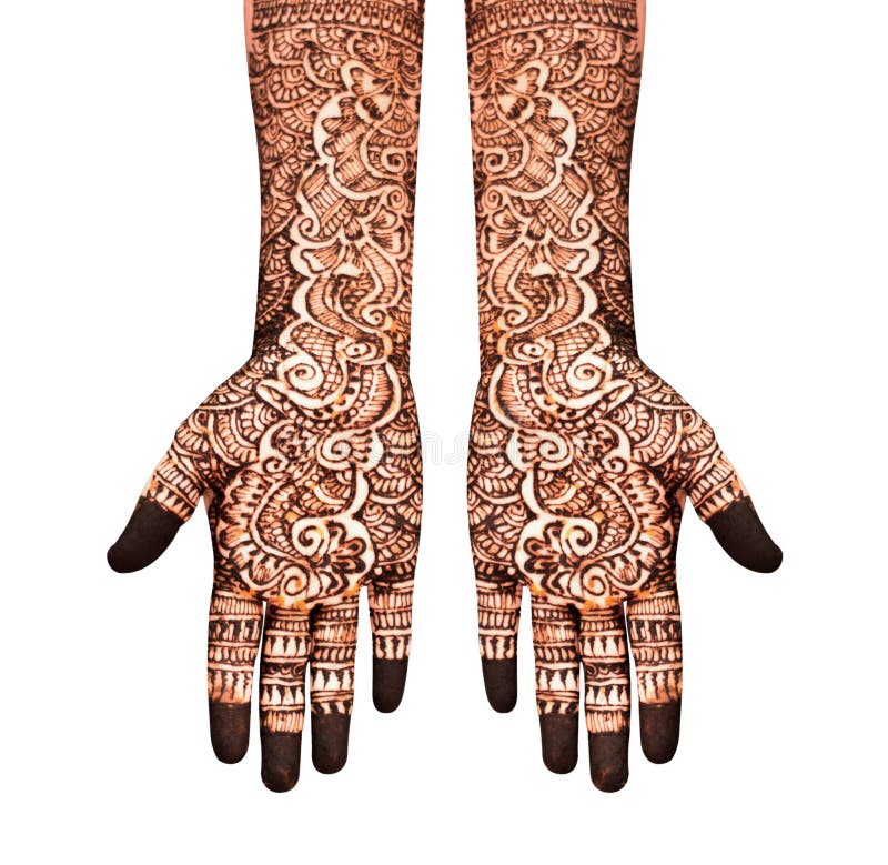 Henna tattoo stock image. Image of bride, color, marriage - 56633489