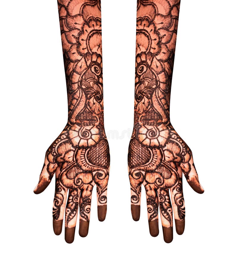 Henna tattoo stock illustration. Illustration of parlor - 56638036