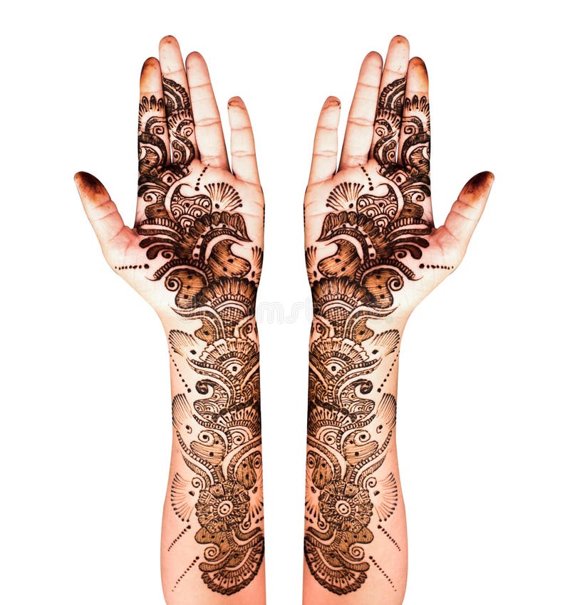 Henna tattoo stock image. Image of parlor, paint, mehandi - 56978625