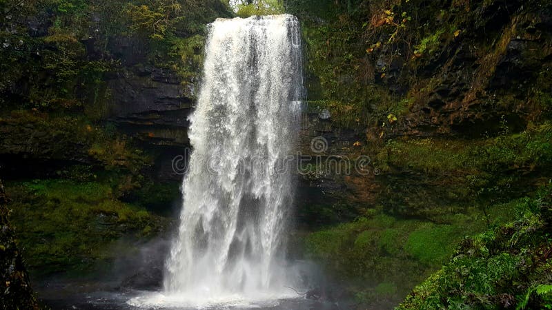 Henrhyd Waterfalls Brecon Beacons Wales Stock Image - Image of brecon ...