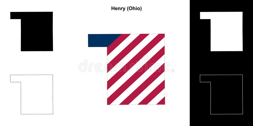 Henry Outline Map Stock Illustrations – 271 Henry Outline Map Stock ...