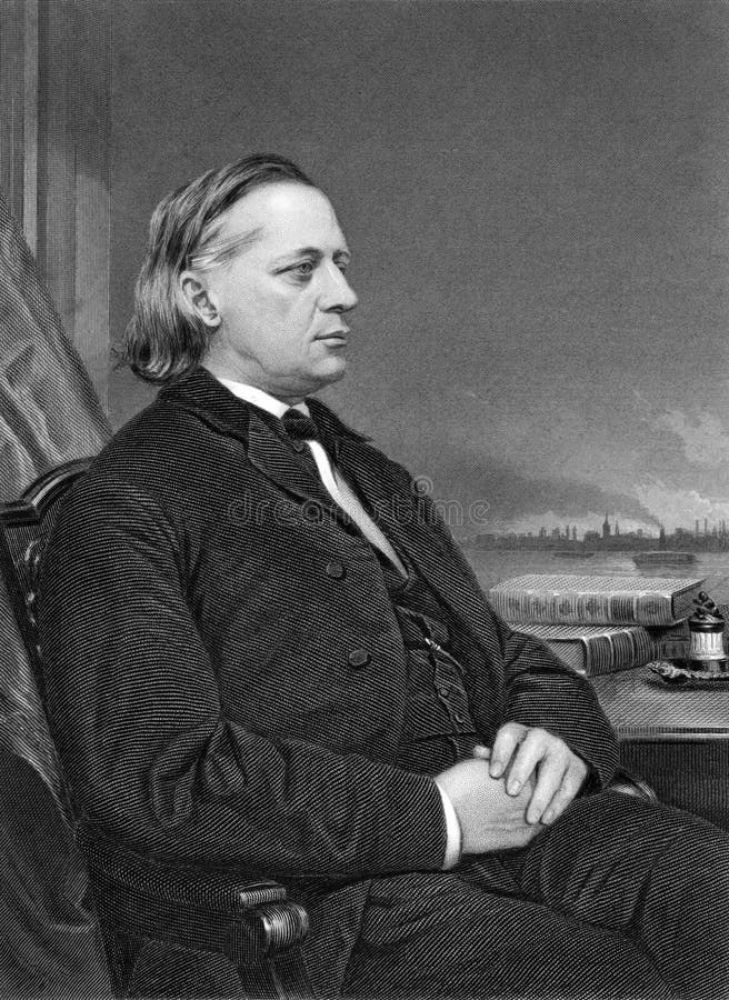 Henry Ward Beecher imagen de archivo editorial. Imagen de vendimia ...