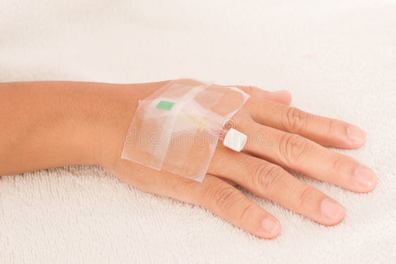 Hep-lock flush solution stock image. Image of hand, easty - 43634307