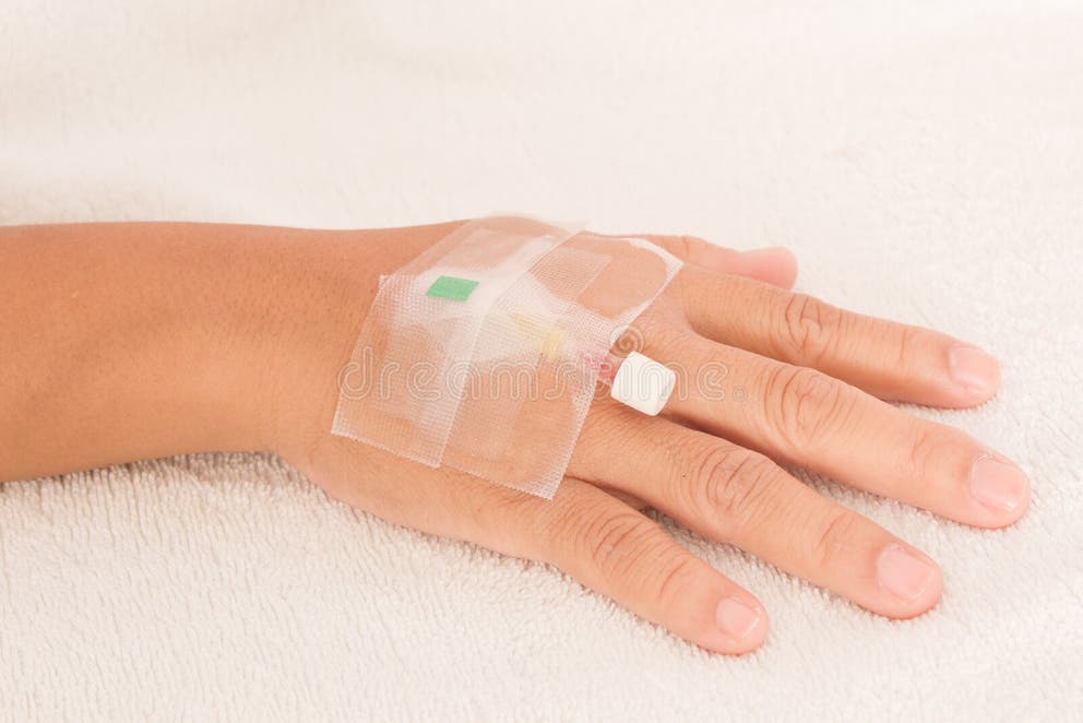 Hep-lock flush solution stock image. Image of hand, easty - 43634307