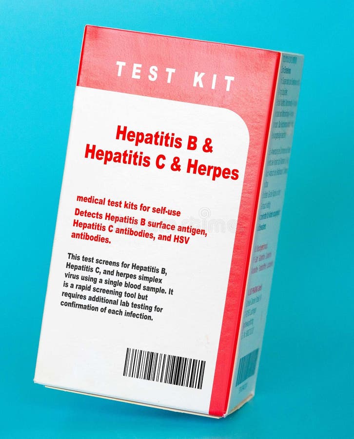 Hepatitis B Hepatitis C Herpes this Test Screens for Stock Image ...