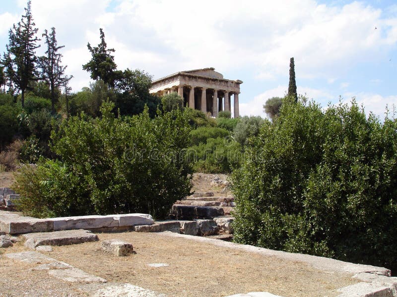 Hephaisteion Greece stock image. Image of architectural - 6370821