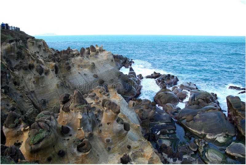 Heping Island Park in Keelung Stock Image - Image of stone, landscape ...